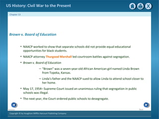 Ch.13- The Civil Rights Movement | PPT