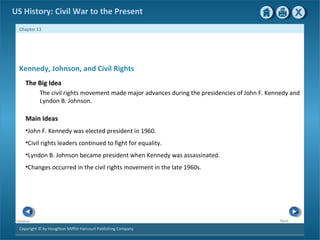 Ch.13- The Civil Rights Movement | PPT