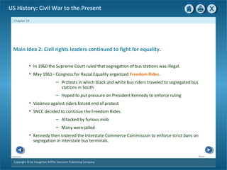 Ch.13- The Civil Rights Movement | PPT