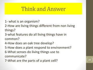 Ch.1,l1, how living things are alike | PPTX | Biological Sciences | Science