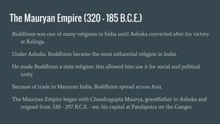 ancient india and the rise of buddhism | PPTX