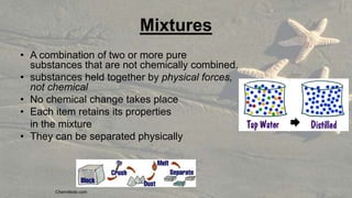 Ch.10.elements, compounds and mixtures | PPT