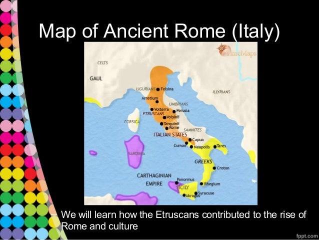 Etruscans Map
