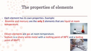 Ch.9. elements and atoms | PPTX