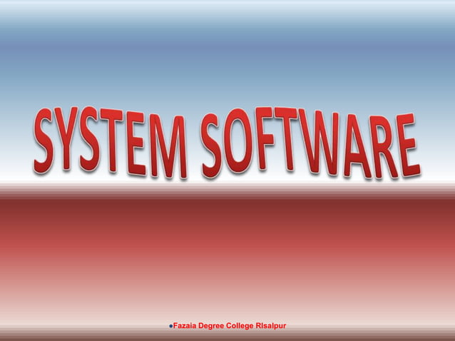 Softwares and types | PPT