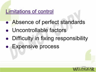 Principles of Management – Chpt 17 : Controlling | PDF