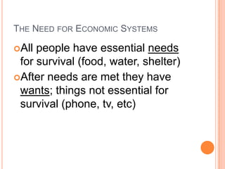 Ch. 17 the economic system | PPT