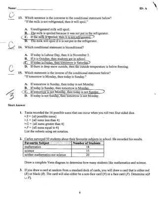 Mrs. Sack's Foundations 30 Ch. 3 review assignment(answers) | PDF