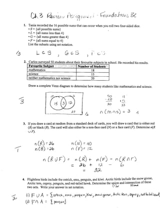 Mrs. Sack's Foundations 30 Ch. 3 review assignment(answers) | PDF