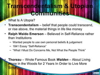 New Movements in America | PPT