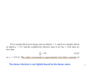 Ch.4, The Semiconductor in Equilibrium | PPTX