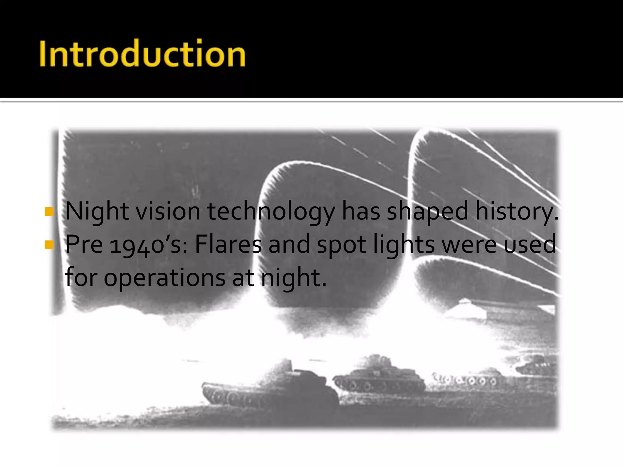 Night Vision Technology | PPT | Free Download