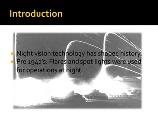 Night Vision Technology | PPTX