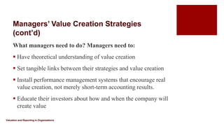 Chapter 1 on Valuation and Reporting in Organization | PPT