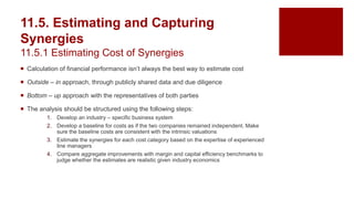 Ch.11 Creating Value through Mergers and Acquisitions | PPTX