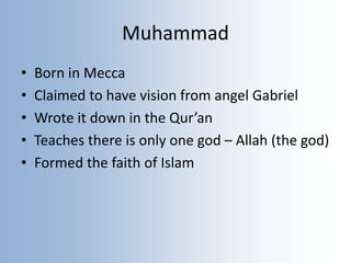 Ch. 2 Sec. 1 The Origin of Islam | PPTX