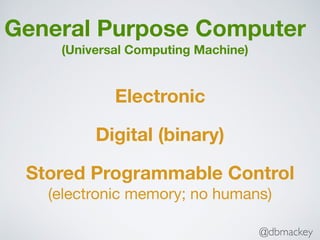 A (very) Brief History of the Computer | PPT