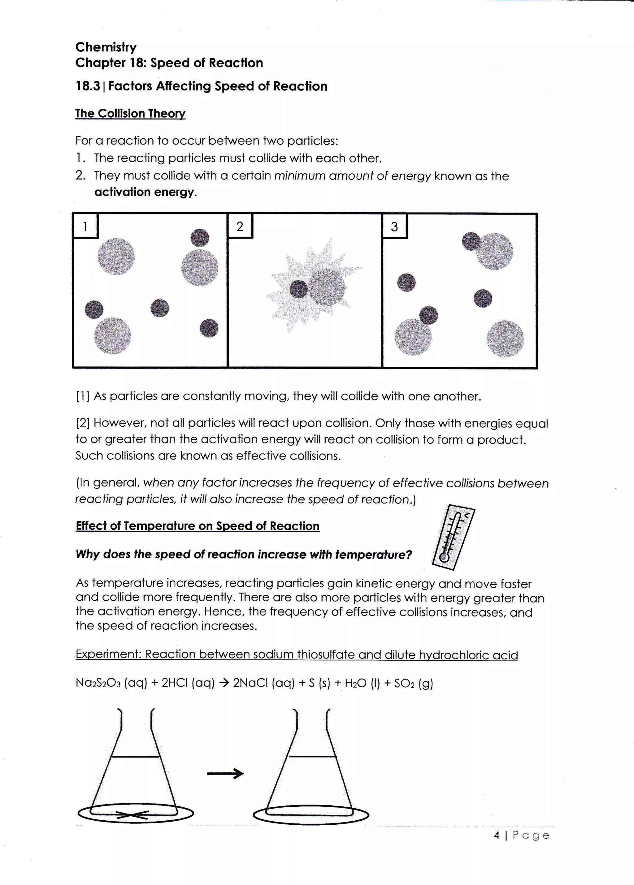 Ch. 18 Speed of Reaction | PDF