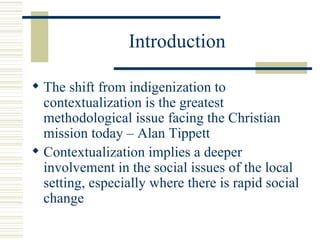 Ch.19 contextualization | PPT