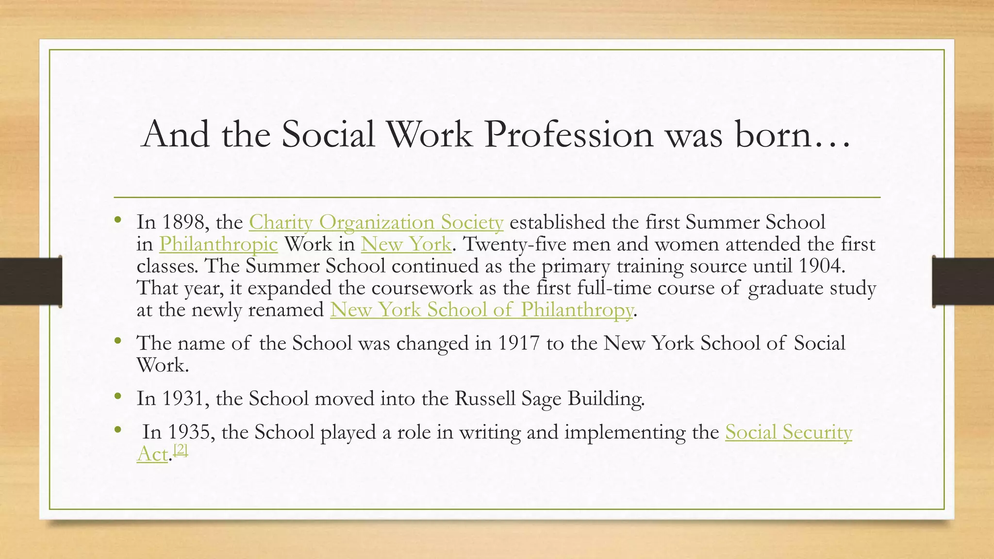 SWK 501 Ch. 1 introduction to social work | PPTX