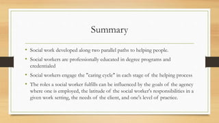 SWK 501 Ch. 1 introduction to social work | PPTX