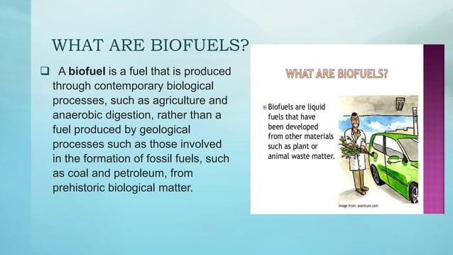 Biofuels - CHEMISTRY | PPTX