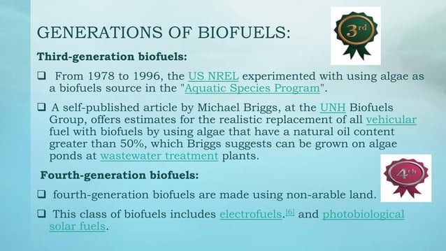 Biofuels - CHEMISTRY | PPTX