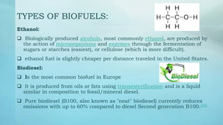Biofuels - CHEMISTRY | PPTX