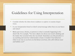 Ch. 6 advanced skills | PPT