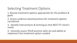 Ch. 11 treatment & intervention | PPT