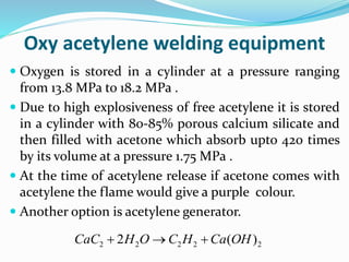 Ch 19 gas welding, gas cutting & arc welding | PPTX