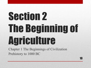 Ch. 1 beginnings of civilizations | PPTX