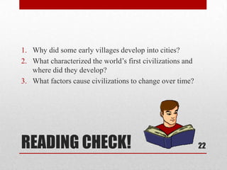 Ch. 1 beginnings of civilizations | PPTX