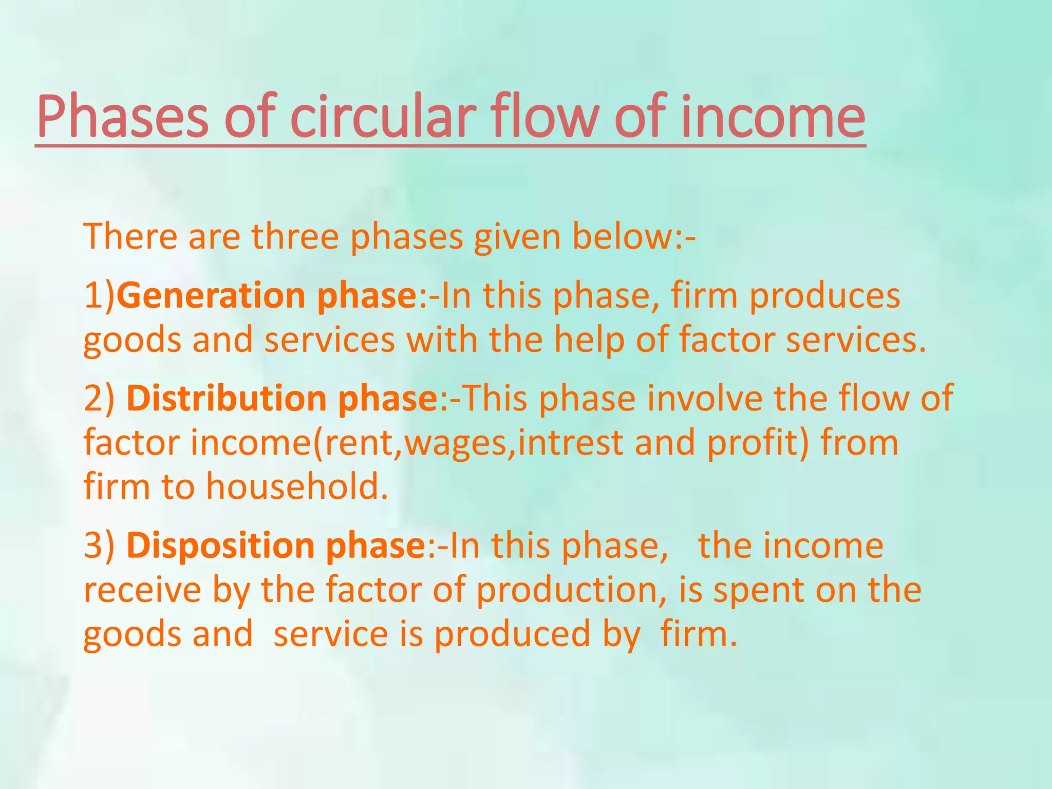 Circular flow of income | PPTX