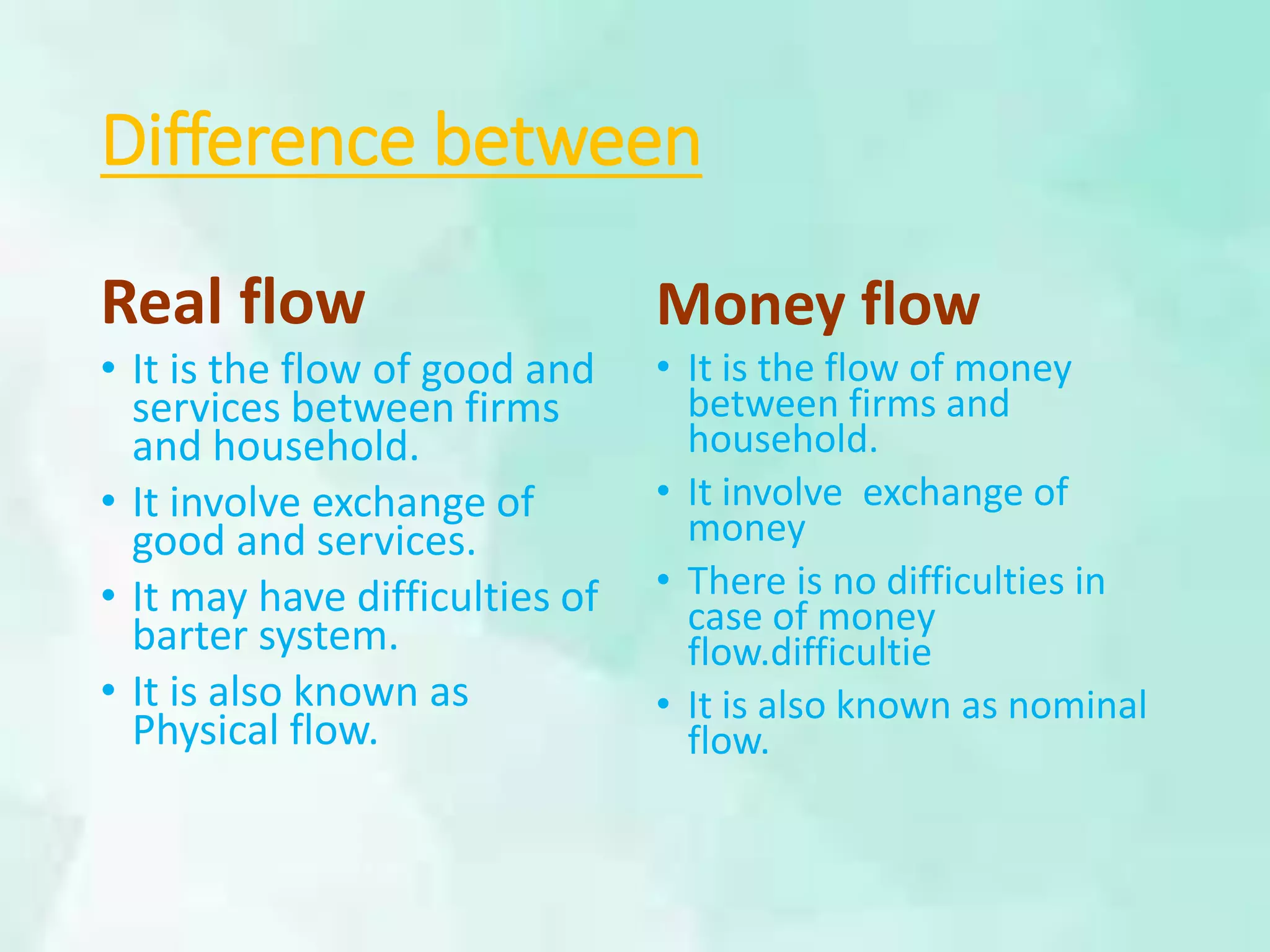Circular flow of income | PPTX