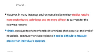 chapter one: introduction to epidemiology | PPTX