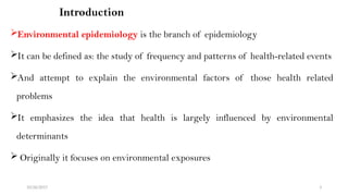chapter one: introduction to epidemiology | PPT