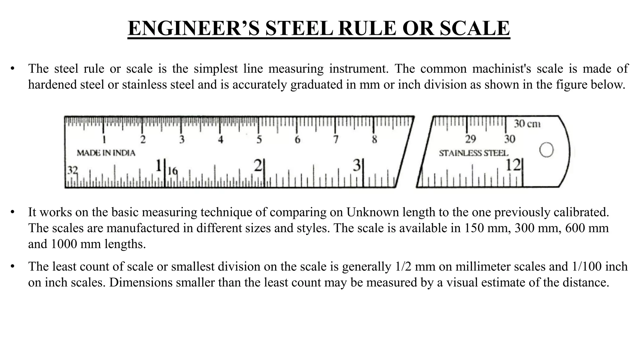 Ch 1 introduction to metrology, linear and angular measurement | PPTX