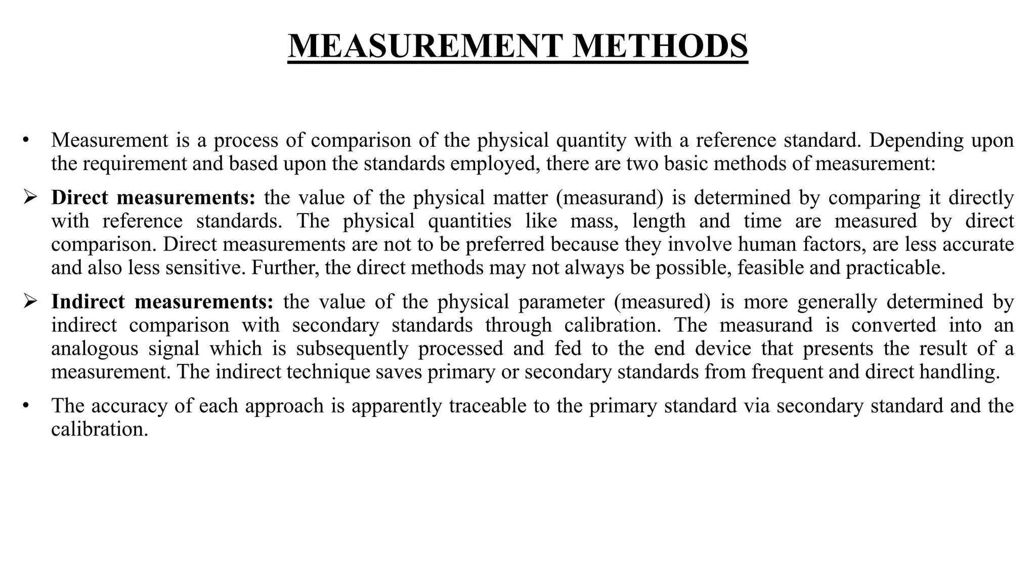 Ch 1 introduction to metrology, linear and angular measurement | PPTX