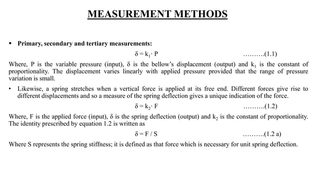 Ch 1 introduction to metrology, linear and angular measurement | PPTX
