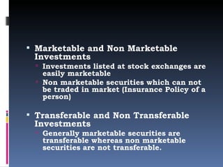 Basics of Investment | PPT