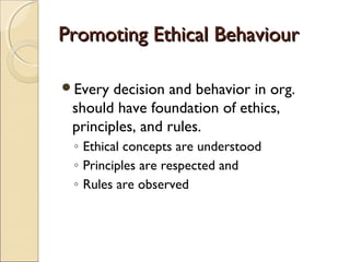 Ch 1 organisational behaviour | PPT