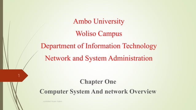 Network and System Administration | PPTX | Operating Systems | Computer ...