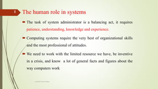 Network and System Administration | PPTX