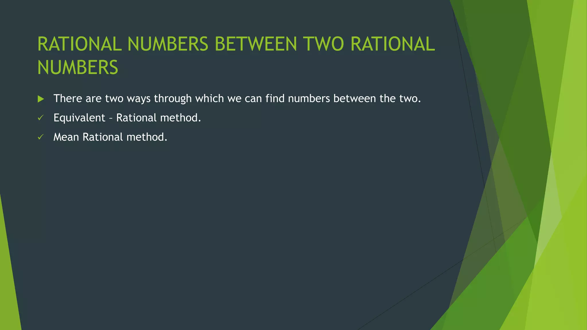 Rational Numbers | PPTX