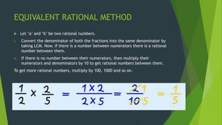 Rational Numbers | PPTX