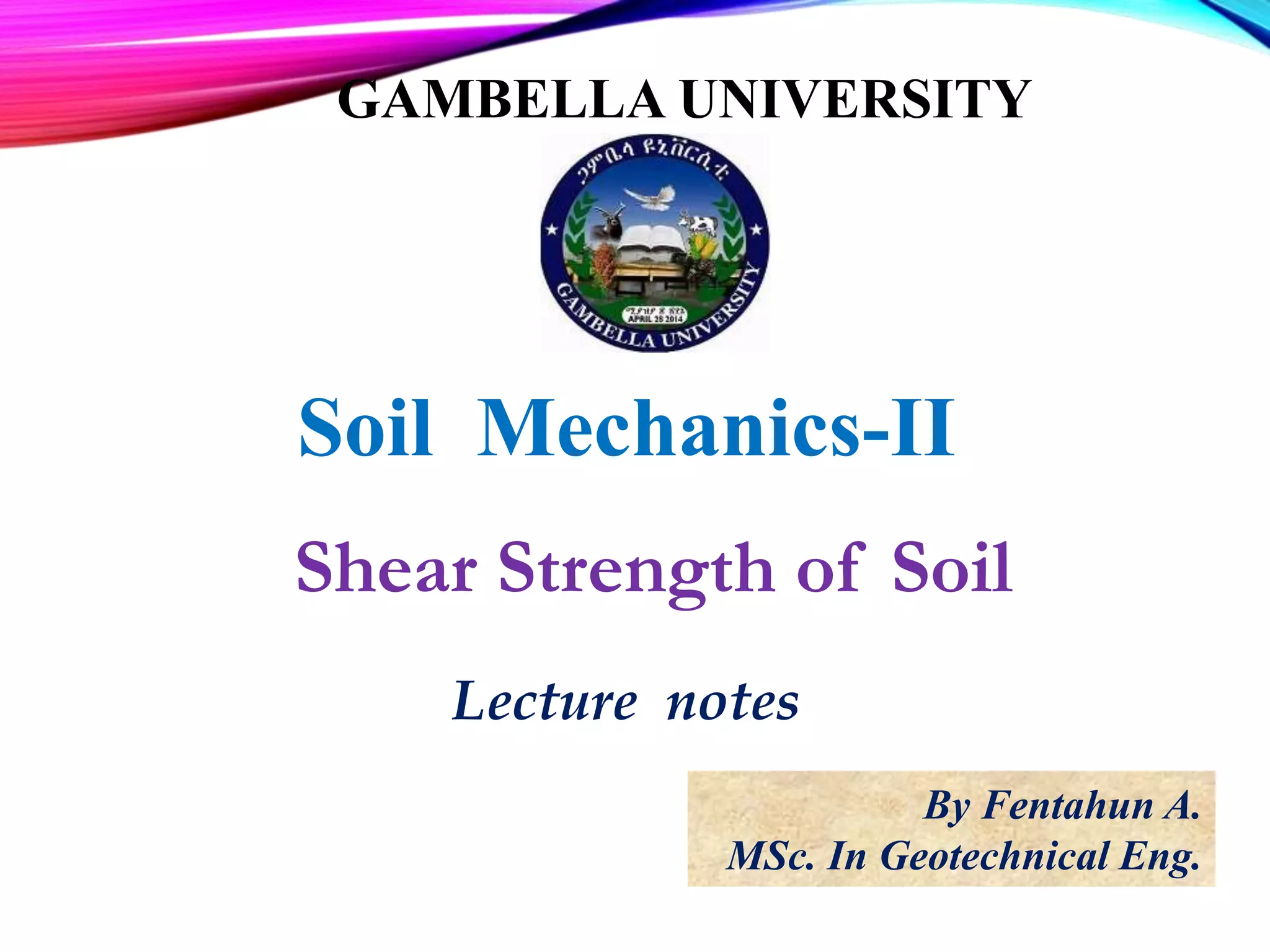 CH-1 Shear Strength of Soil.pptx