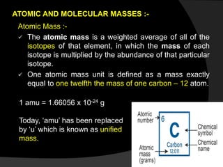 Ch - 1 some basic concepts of chemistry | PPTX