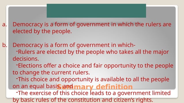 Ch-1 What is Democracy why Democracy 2.pptx.pptx | Civic affairs | Politics