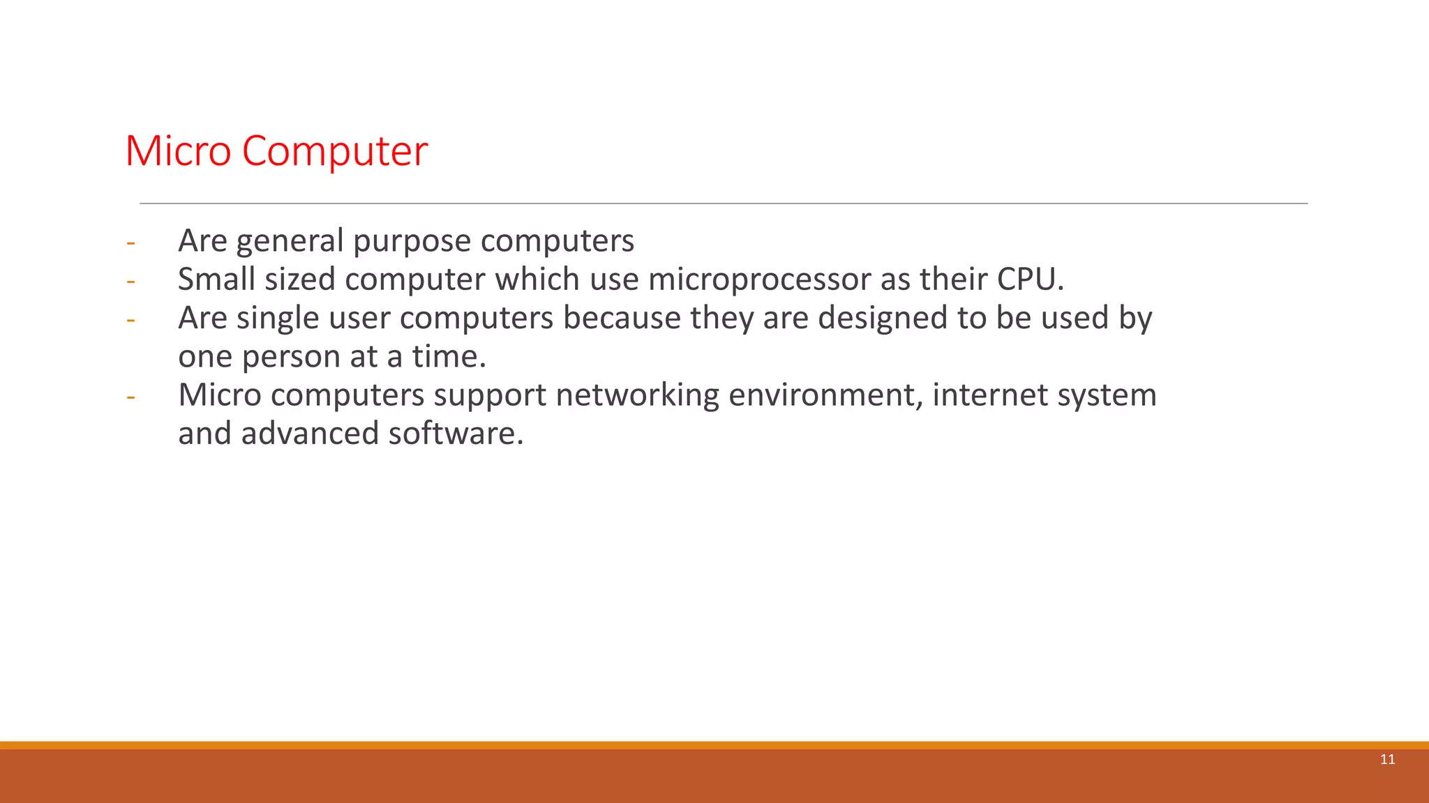 Classification of Computers | PPTX